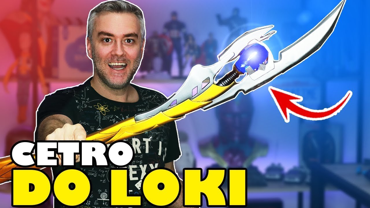 Fiz o CETRO DO LOKI usando IMPRESSÃO 3D - Ficou incrível!! - 3D Geek Show